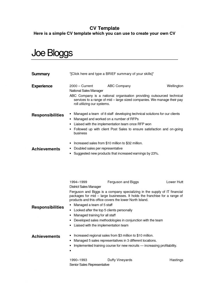 Benefits of Having Basic Resume Examples - wikiresume.com