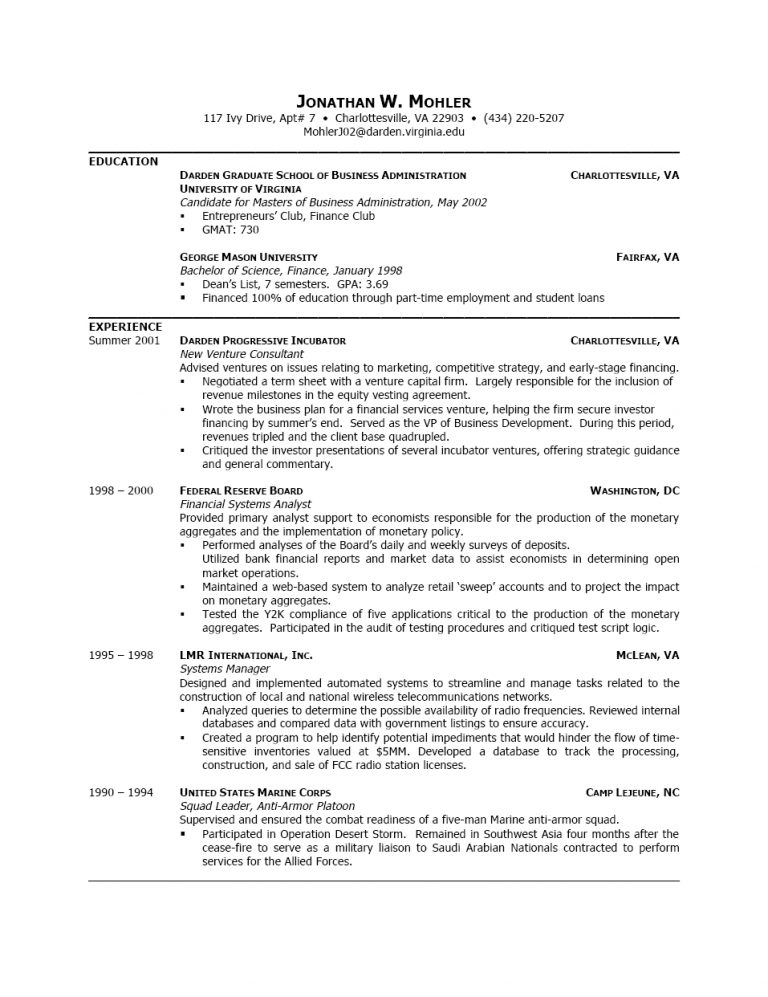 How to Make a Good College Resume Template - wikiresume.com