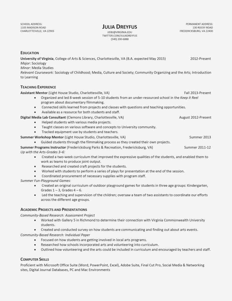 Computer Science Resume - wikiresume.com