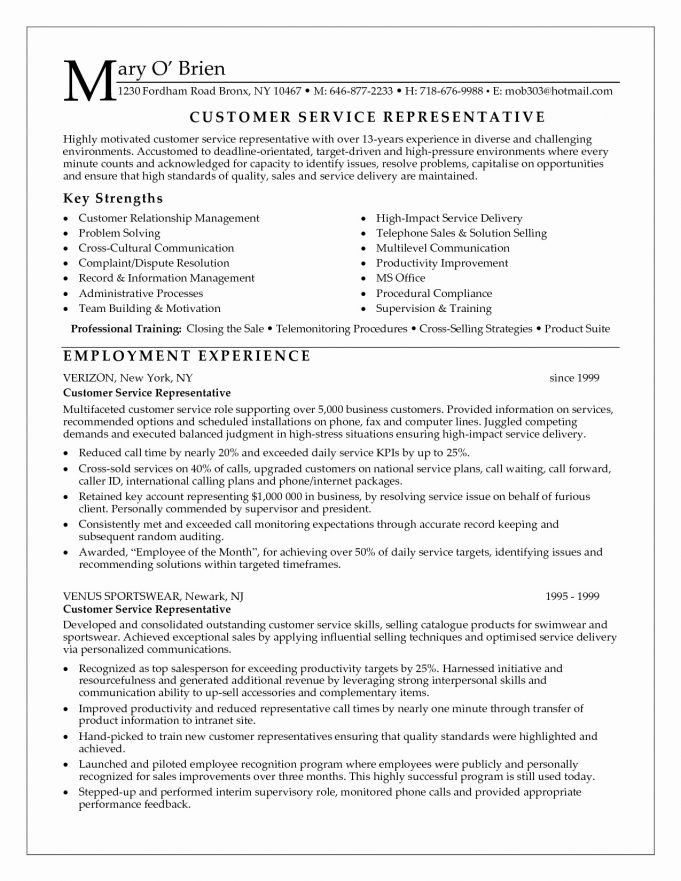 Customer Service Resume Examples - wikiresume.com