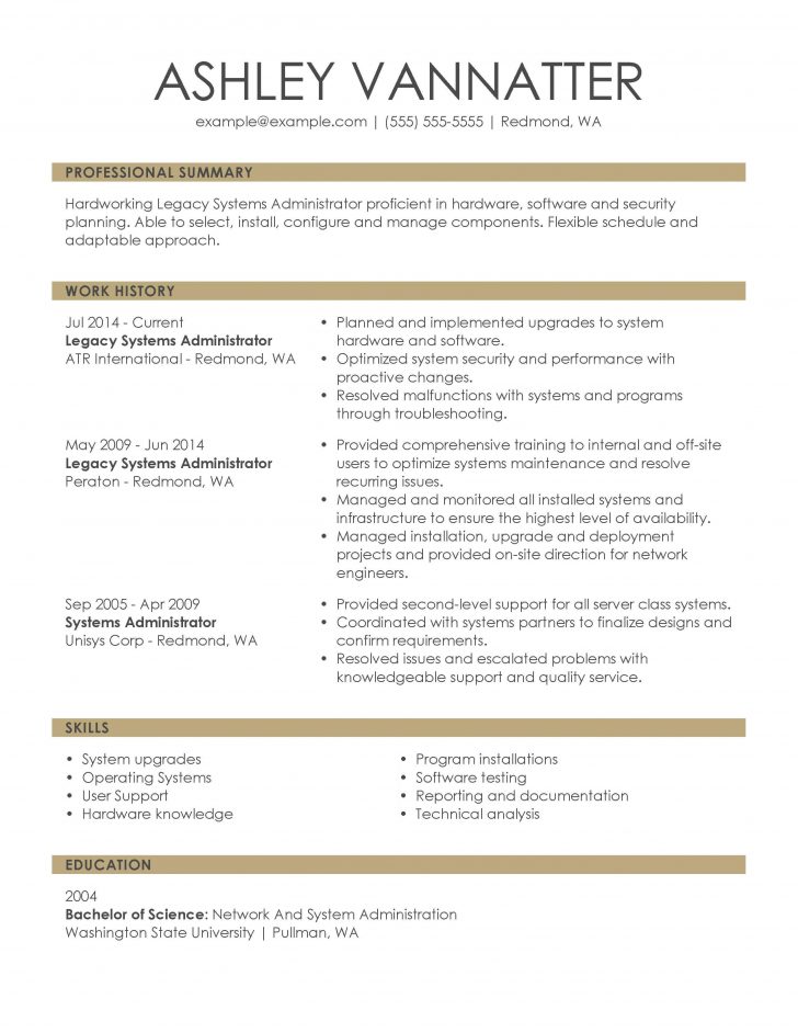 Example Of A Resume - wikiresume.com
