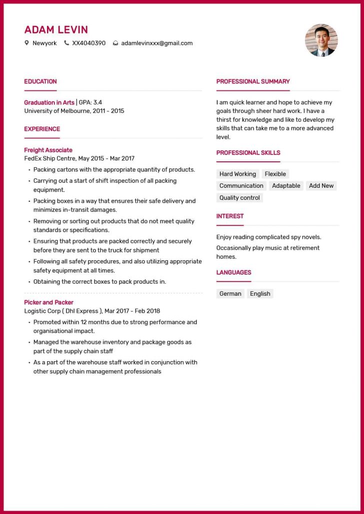 Example Of A Resume - wikiresume.com