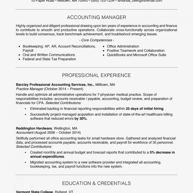 Example Of A Resume - wikiresume.com