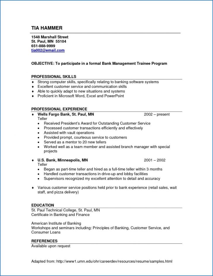 Examples Of Objectives For Resumes - wikiresume.com