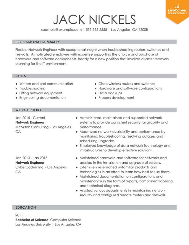 Functional Resume Template - wikiresume.com