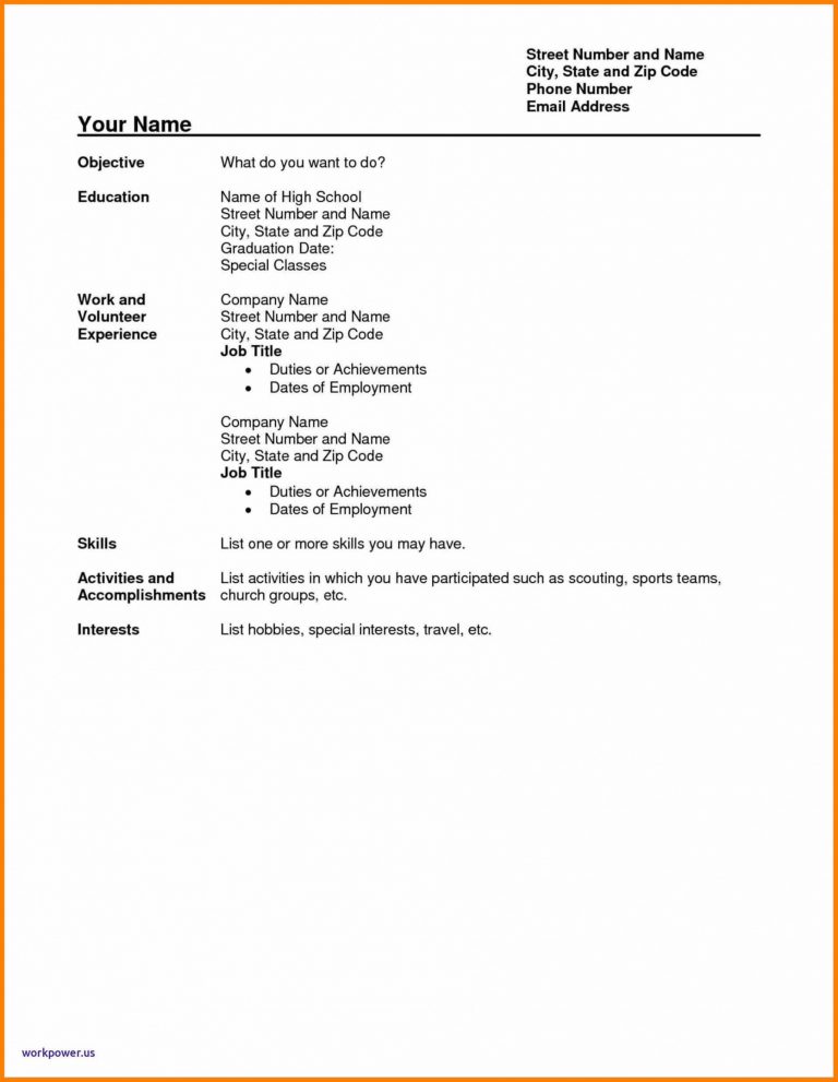 Functional Resume Template - wikiresume.com