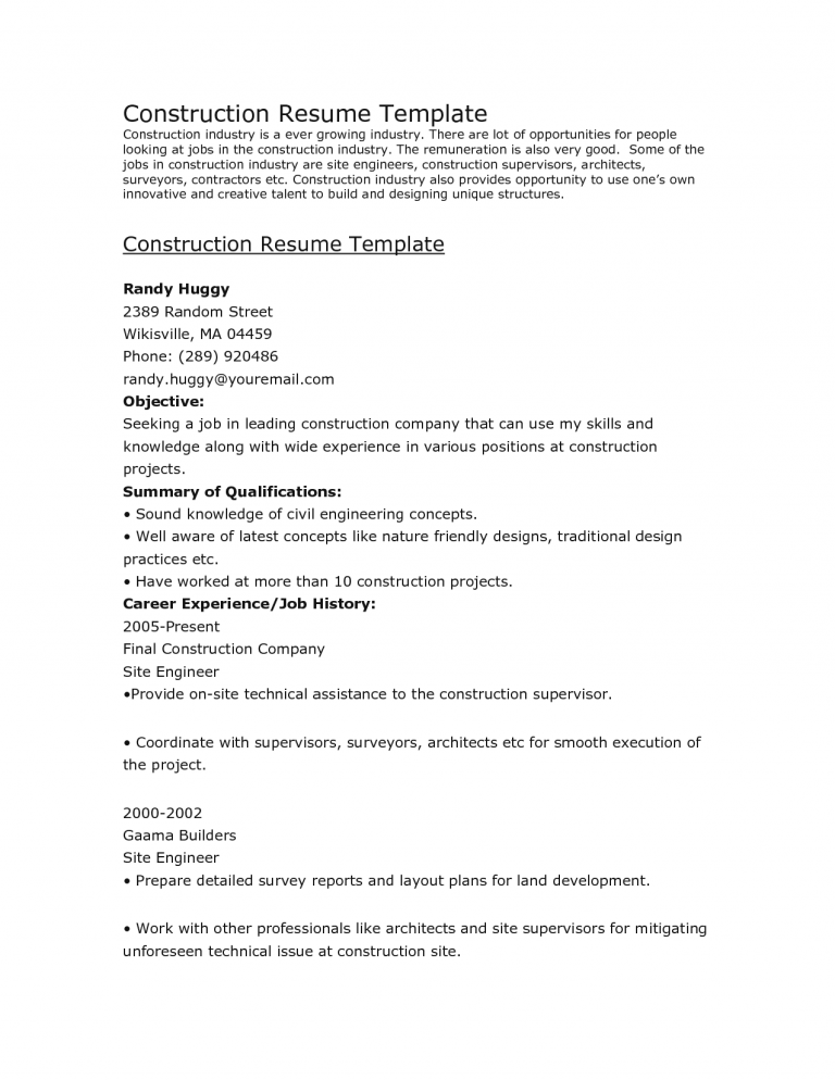 Good Objective For Resume - wikiresume.com