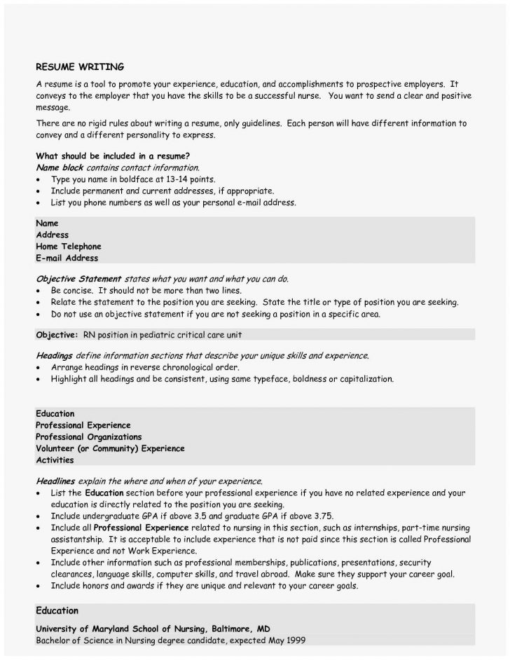 Good Objective For Resume - wikiresume.com