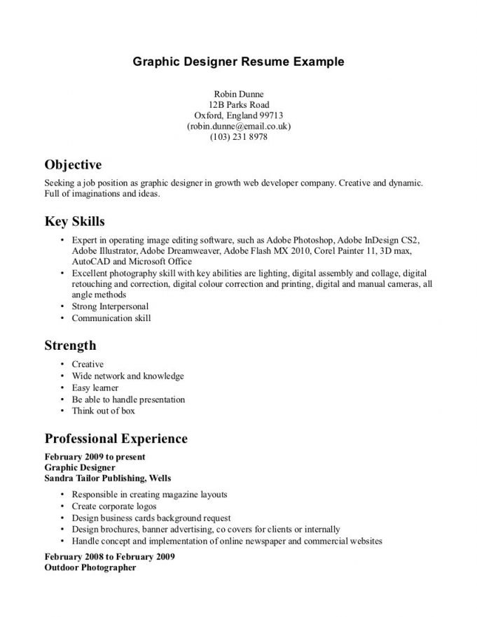 Essential Things in Graphic Designer Resume Ideas - wikiresume.com