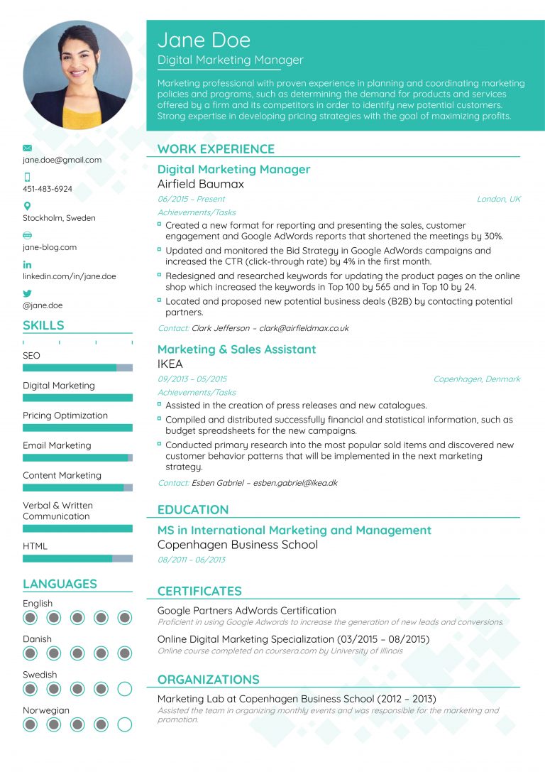 How To Write A Good Resume - wikiresume.com