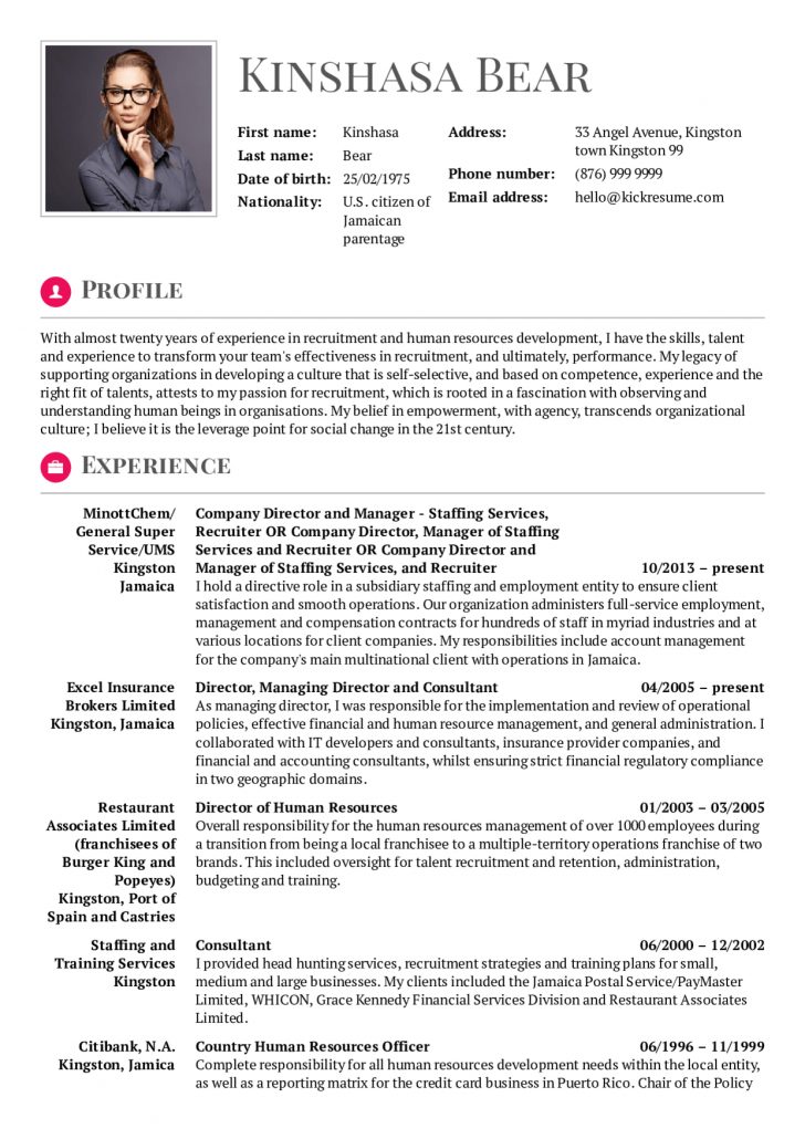 Here Some Writing Tips and Examples of Human Resources Resume ...