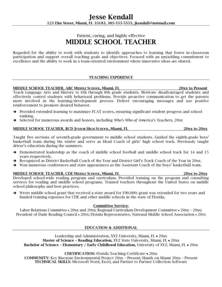 How to Write a New Teacher Resume - wikiresume.com