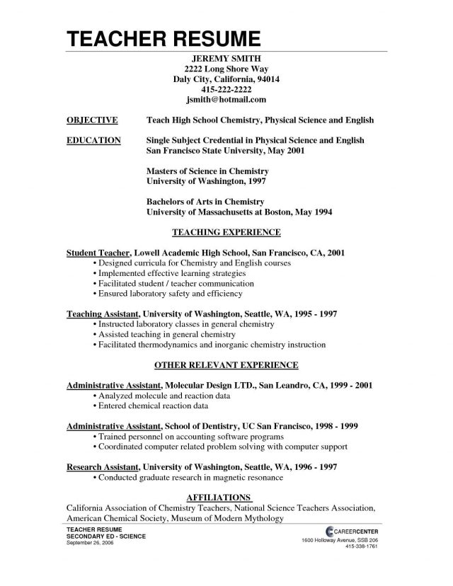 How to Write a New Teacher Resume - wikiresume.com