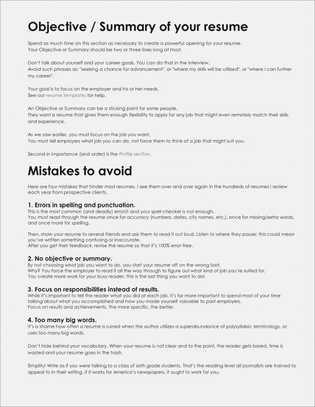 3 Objective Resume Ideas to Attract the Employer - wikiresume.com