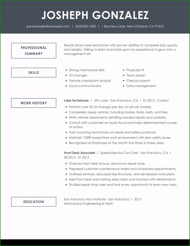 Things to Consider in Making a Perfect Resume Example - wikiresume.com
