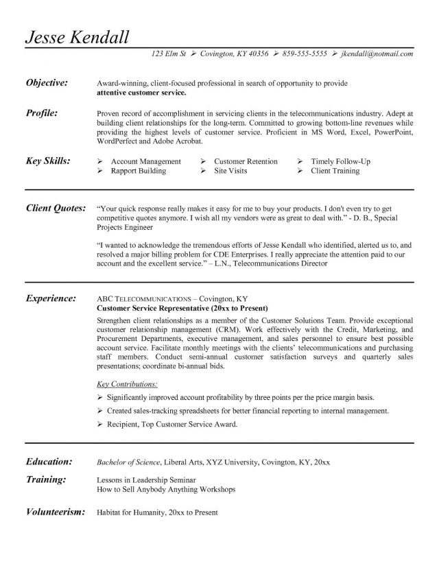Things to Consider in Making a Perfect Resume Example - wikiresume.com