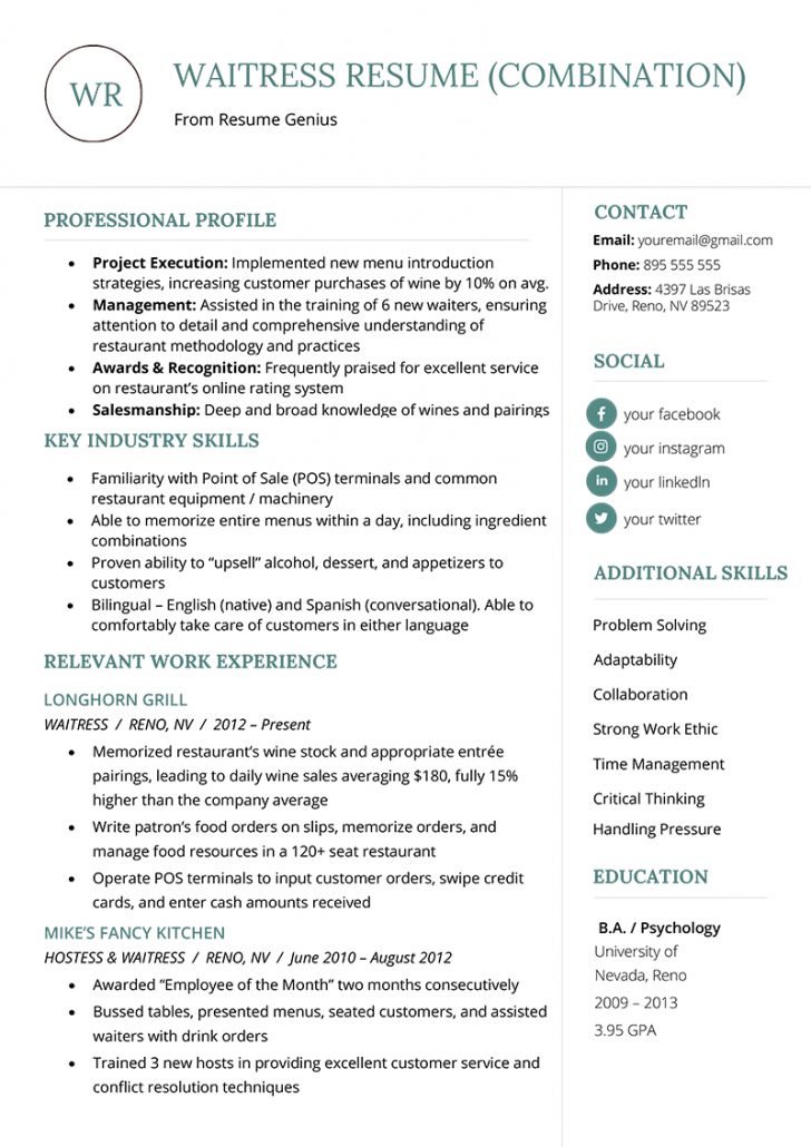 Professional Profile Resume Example to Apply - wikiresume.com