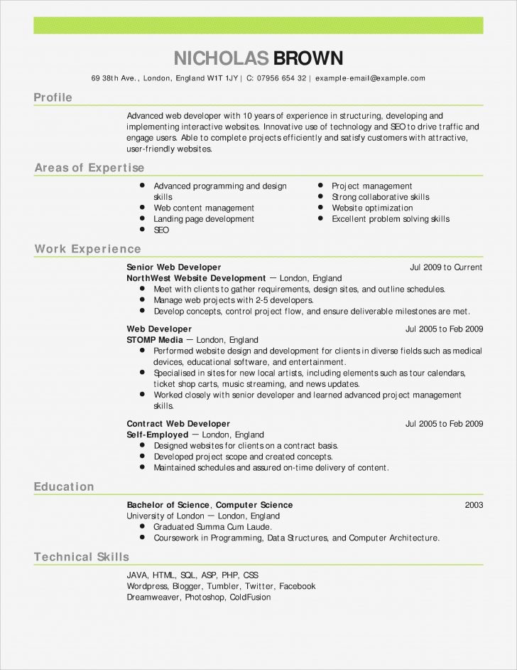Professional Profile Resume Example to Apply - wikiresume.com