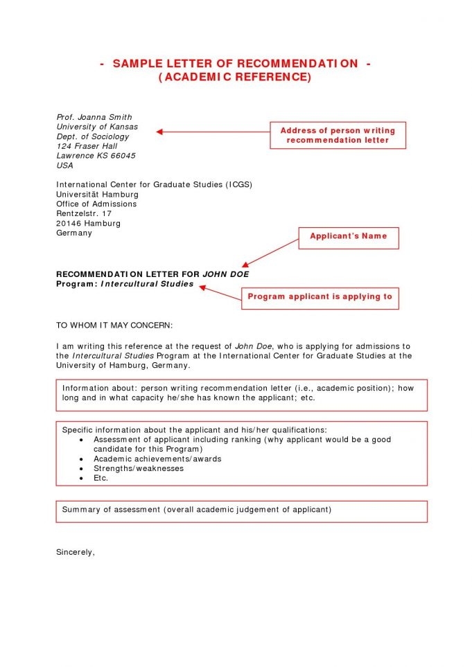 Everything You Need to Know About Recommendation Letter Template ...