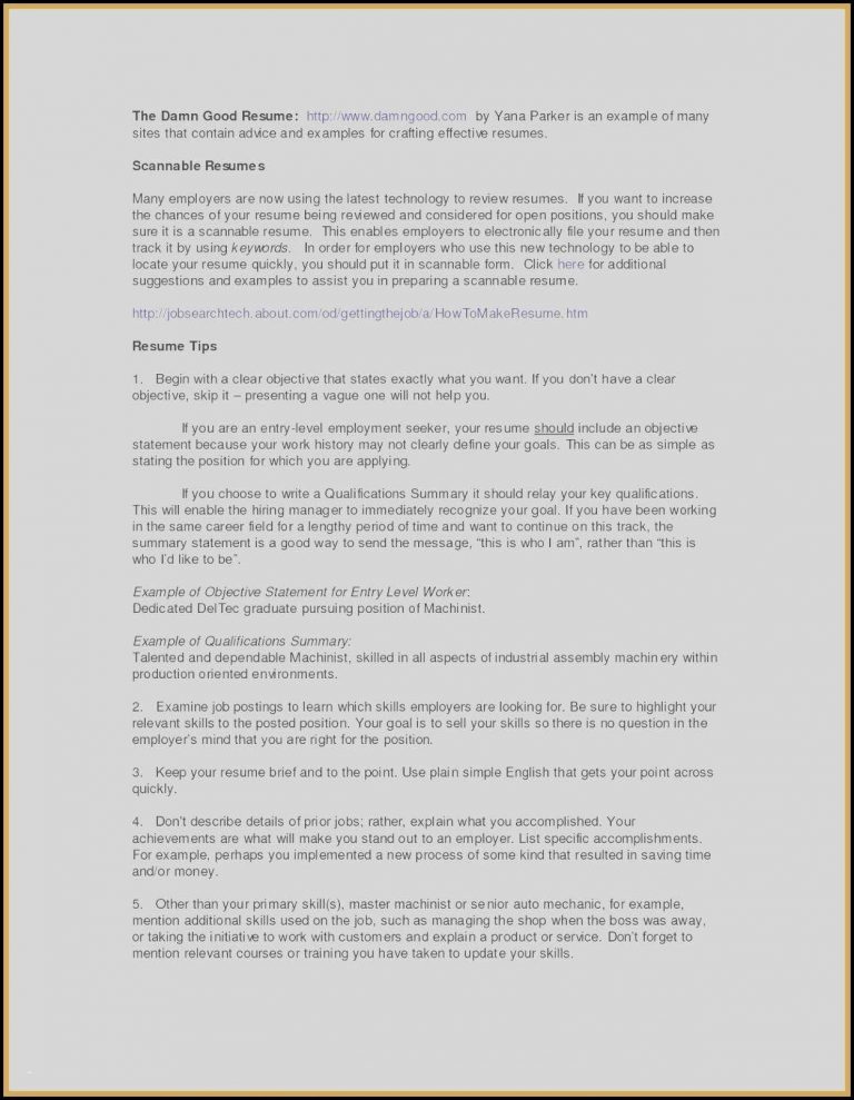 Resume Objective Example - wikiresume.com