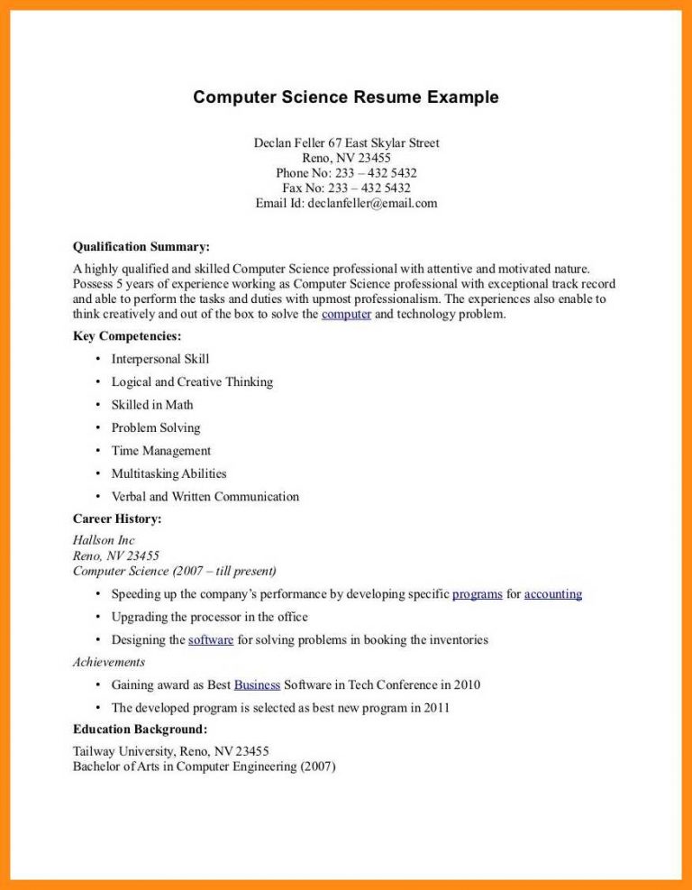 Resume Objective Statement - wikiresume.com