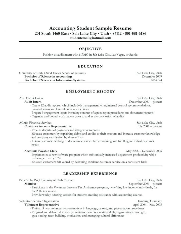 Resume Objective Statement - wikiresume.com