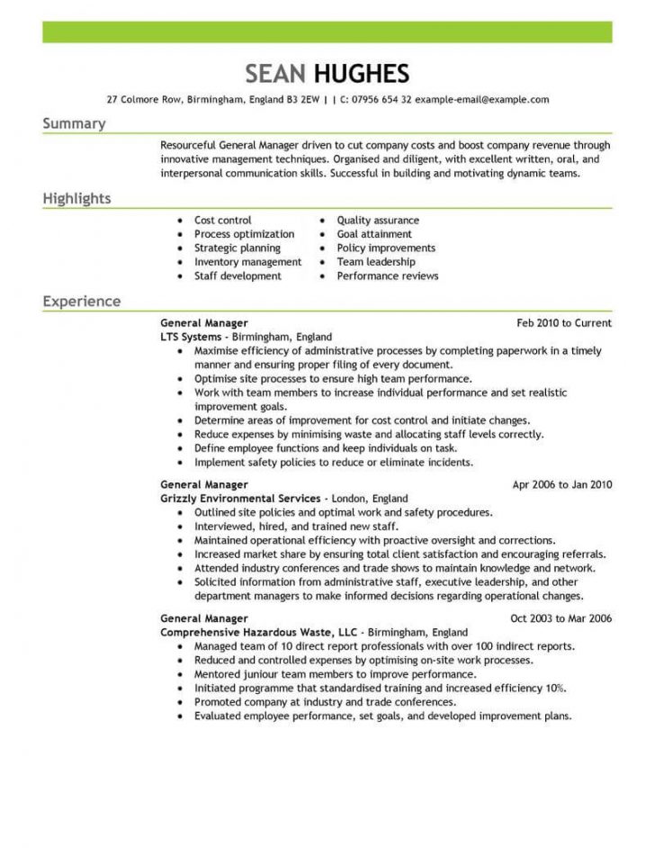 Resume Profile Examples Always Include These Details to Make the Resume ...