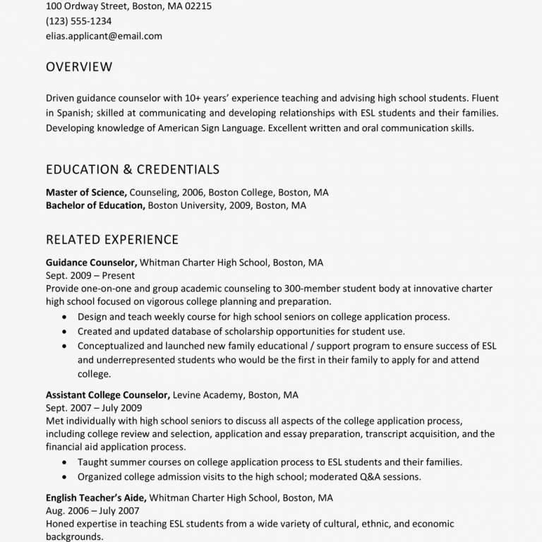 Resume Profile Examples - wikiresume.com