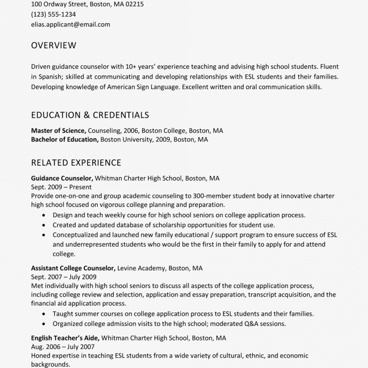 Resume Profile Statement Examples - wikiresume.com