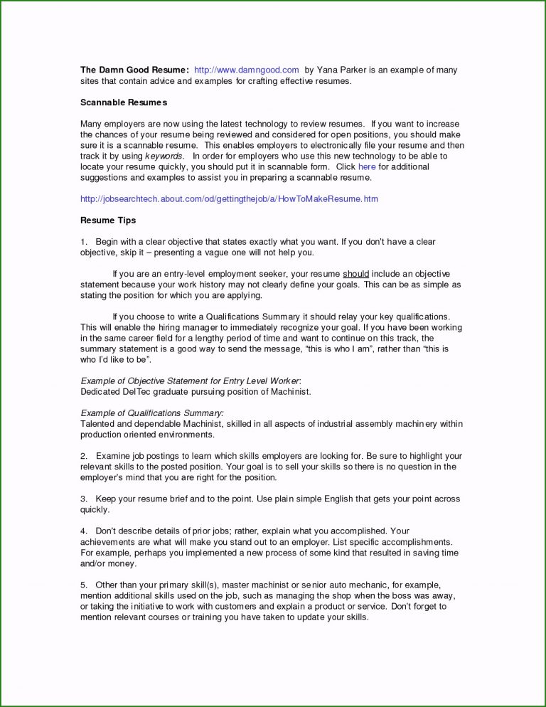 A Guidance to Write a Good Resume Summary Statement - wikiresume.com