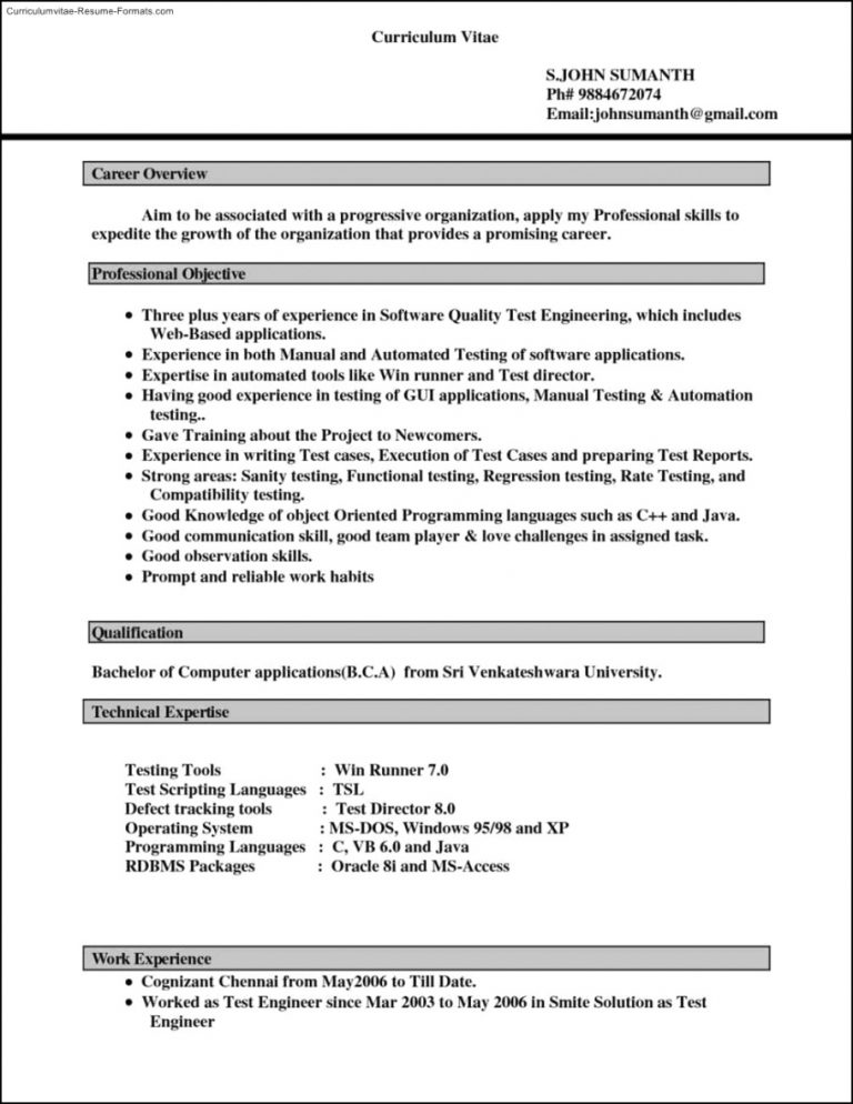 Resume Templates Microsoft Word - wikiresume.com