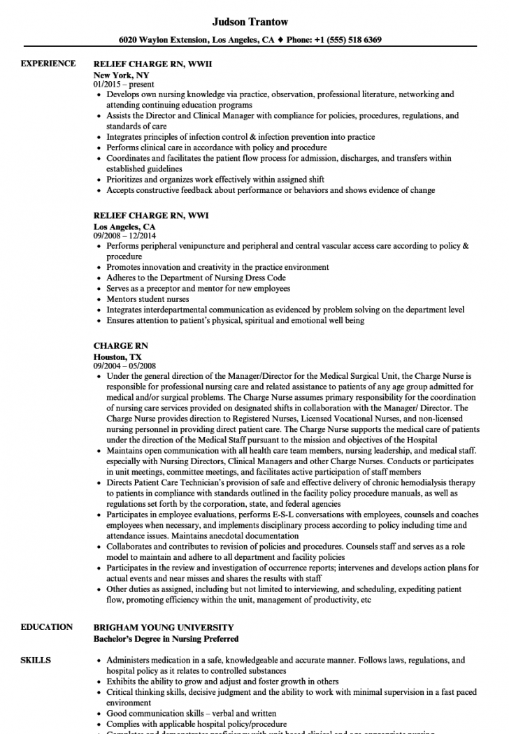 Rn Resume Examples - wikiresume.com