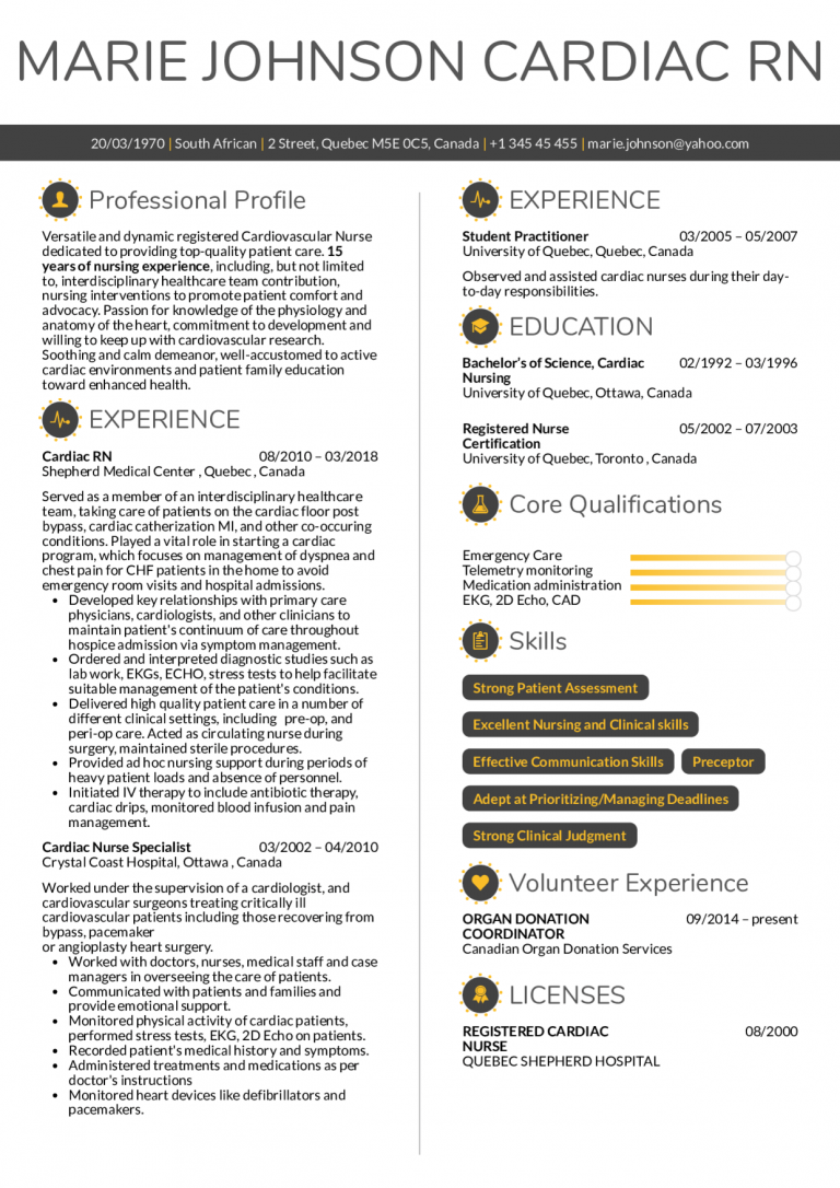 Rn Resume Examples - wikiresume.com