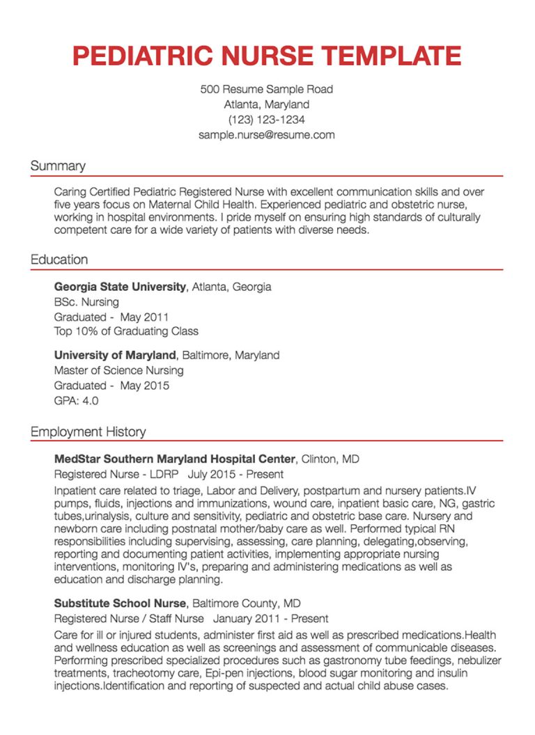 Rn Resume Examples - wikiresume.com