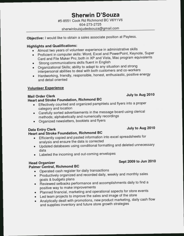 Tips to Write an Outstanding Objective for a Sales Associate Resume ...