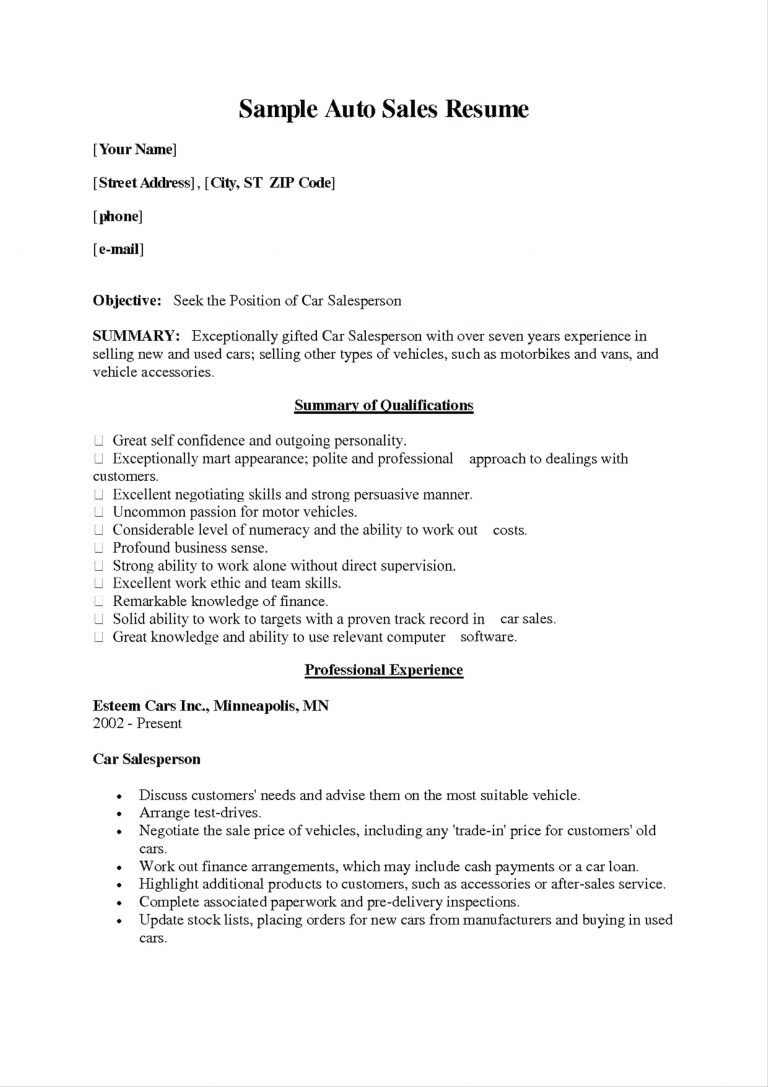 Writing Tips and How to Make a Sales Resume - wikiresume.com