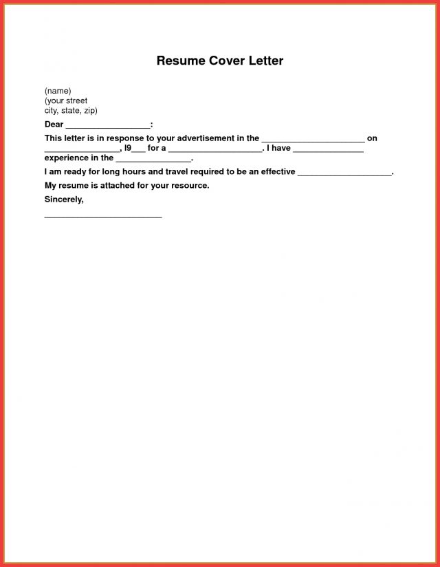 A Simple Cover Letter Example for You to Base Your Cover Letter From ...