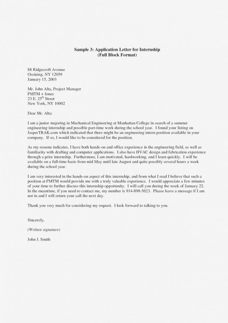 A Simple Cover Letter Example for You to Base Your Cover Letter From ...
