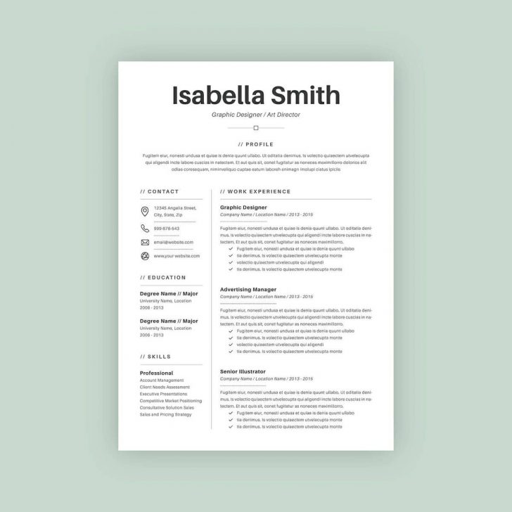 Simple Resume Template - wikiresume.com